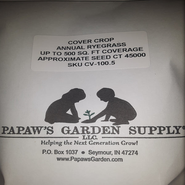 Annual Rye Grass Cover Crop Seeds – Papaws Garden Supply LLC