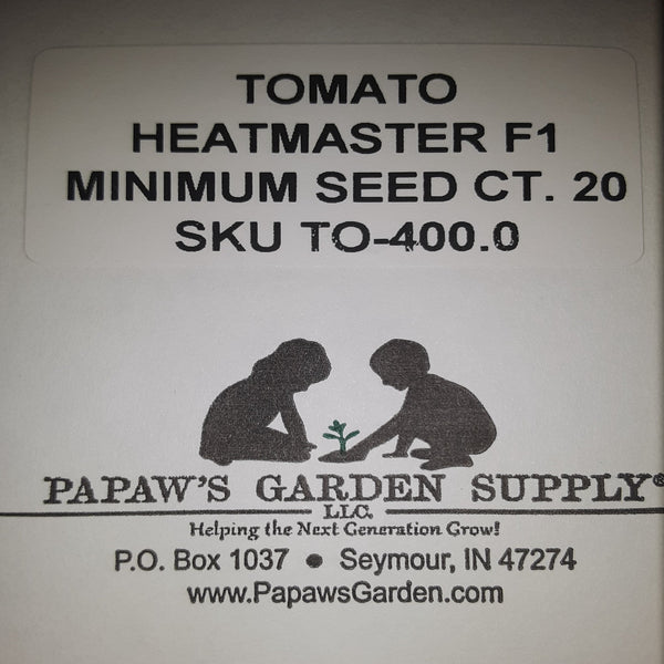 Heat Master Tomato tolerates hot weather prolific slicer determinate ...